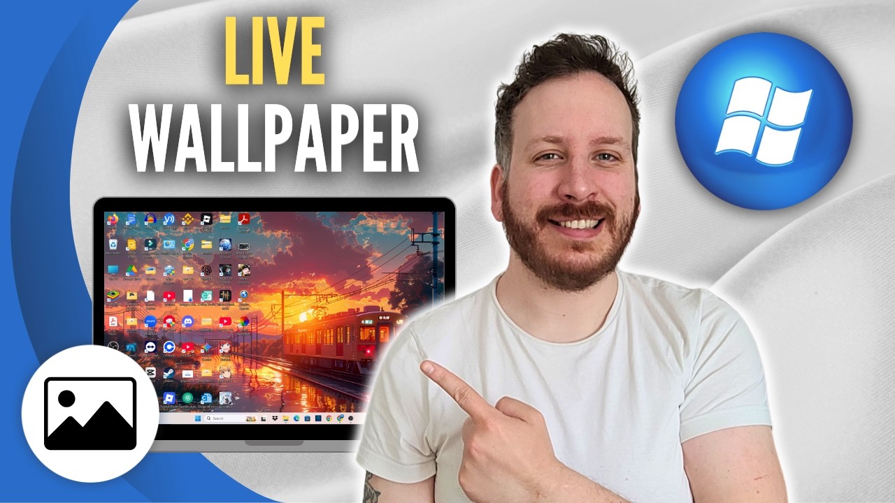 How To Set Live Wallpaper On Pc - YouTube