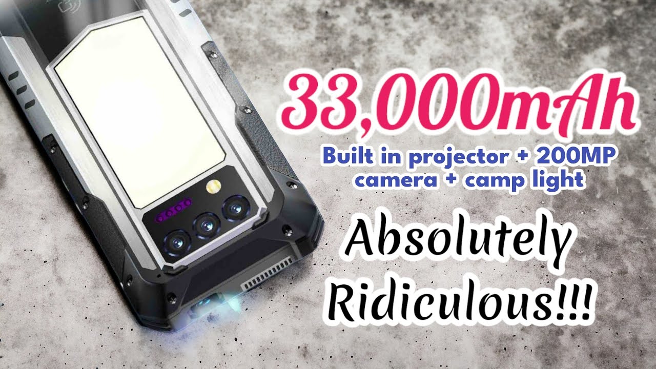 OUKITEL WP100 TITAN | Is it A Rugged phone or A Powerbank? (CES 2025 ...