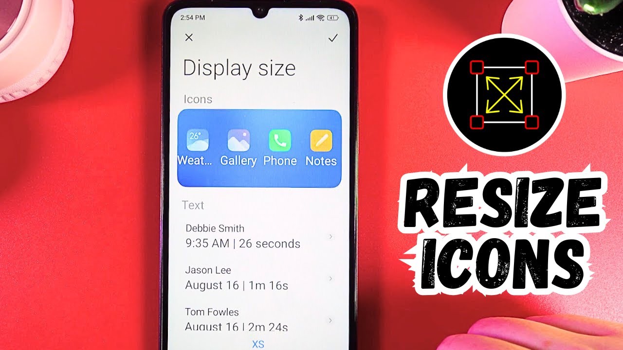 How to Change Icons Size on Xiaomi Redmi 13C - YouTube