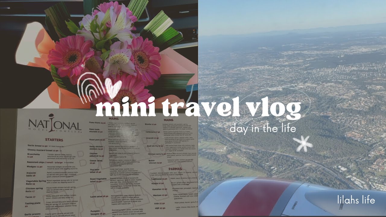 mini travel vlog || fly with me to MEL || lilahs life - YouTube