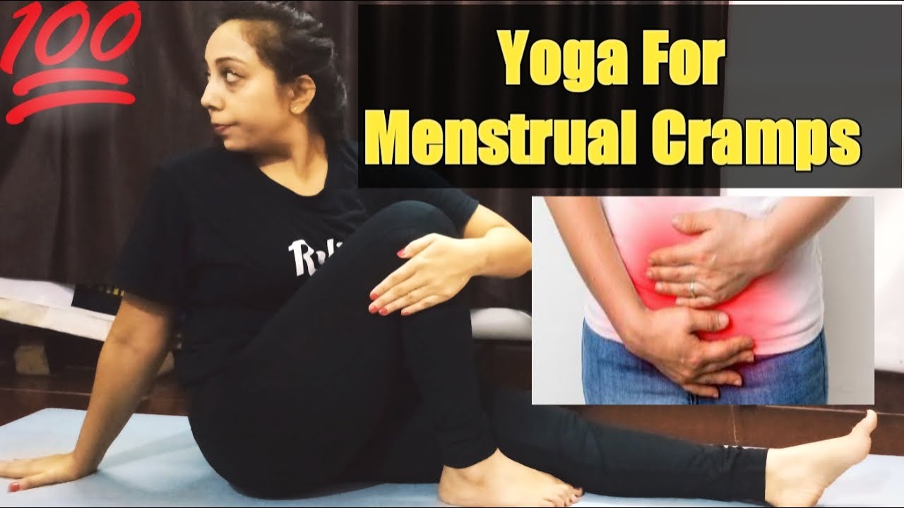 Yoga for Menstrual Cramps Relief I Period pain relief I Ashwini Soni ...