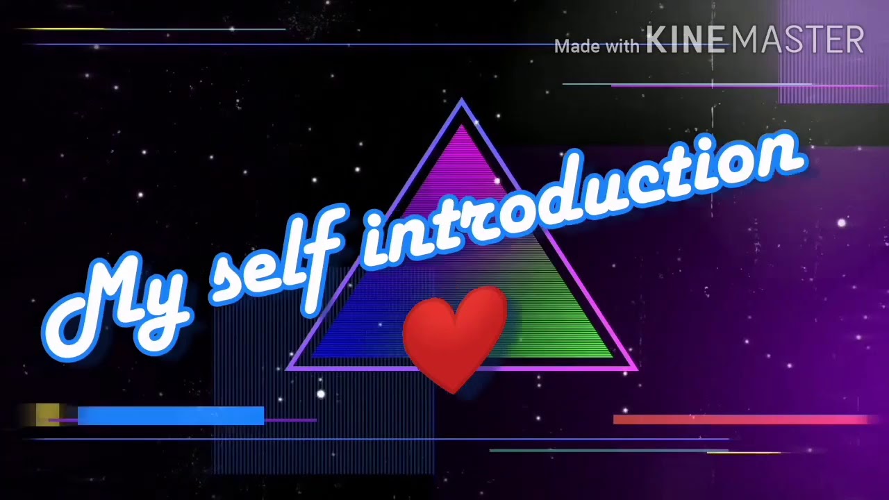 SELF INTRODUCTION IN CREATIVE WAY | Mstrat 9 ️ - YouTube