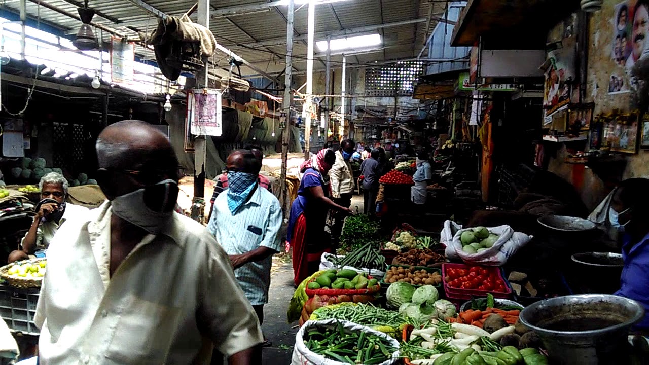 Grand bazar, Goubert Market, Pondicherry - YouTube