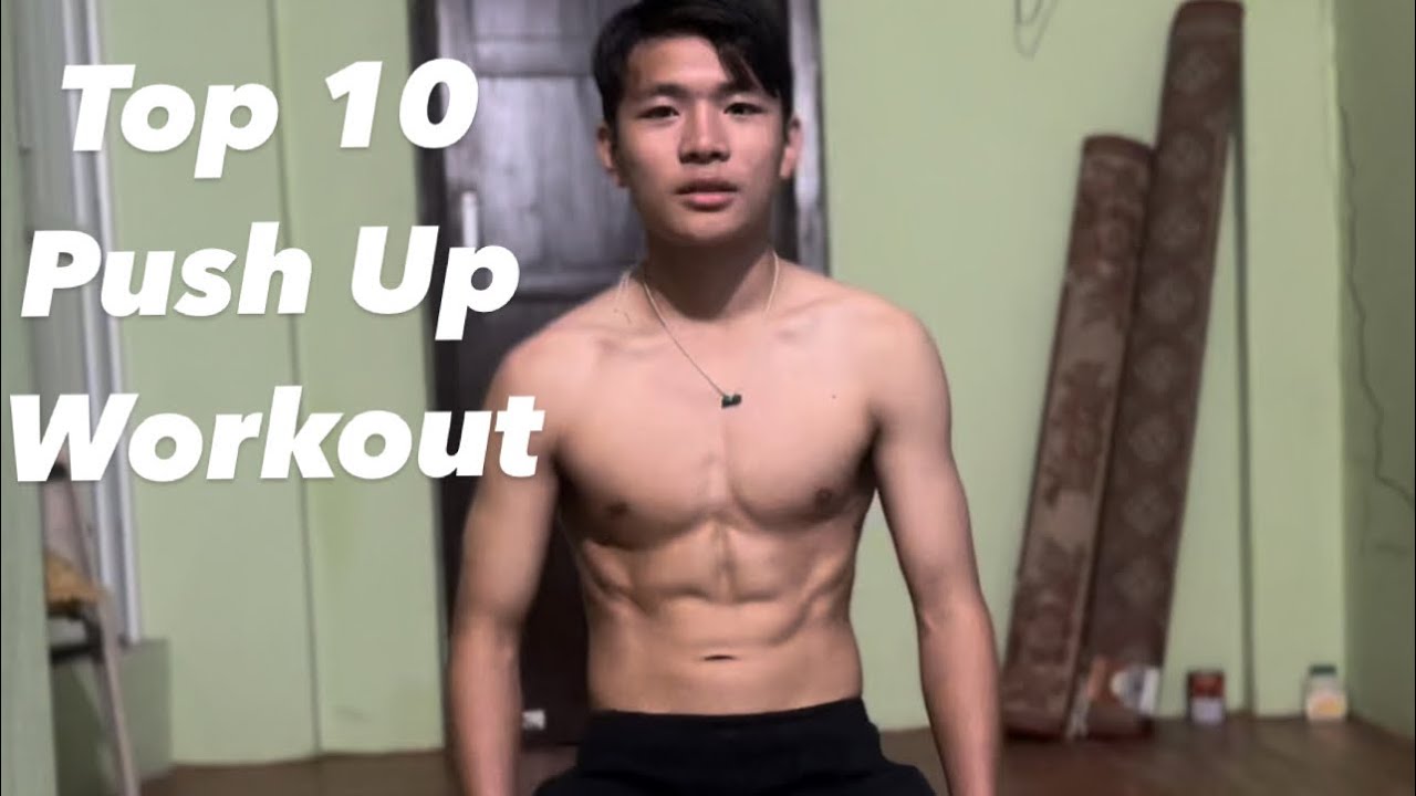 10 Different Types Of Push Ups At Home - YouTube