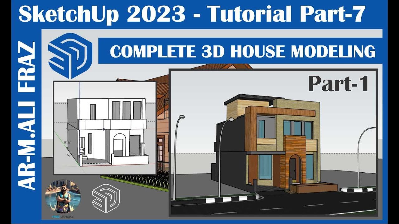 SketchUp 2023 Basic 3D Modeling Tutorial | Easy SketchUp Guide for Beginners - YouTube