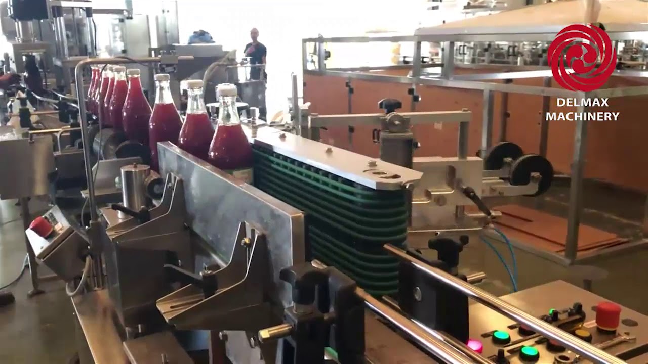 Inline labeling machine/60 BPM. - YouTube