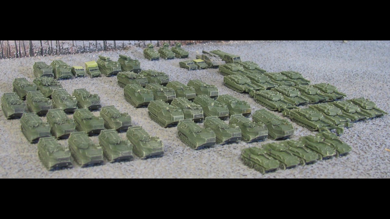 The Parade Square 1/285 micro armour GHQ Scotia Pfc CinC - YouTube