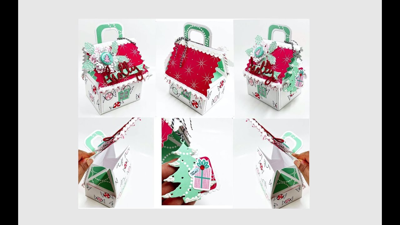 Christmas Snow House Treat Box for Holiday Season from @scrapdaworld ...