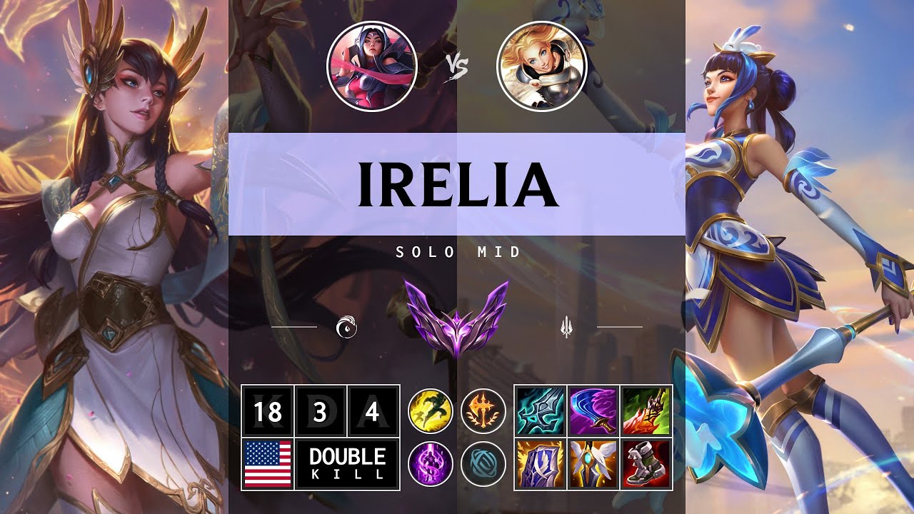 Irelia Mid vs Lux - NA Master Patch 14.14 - YouTube