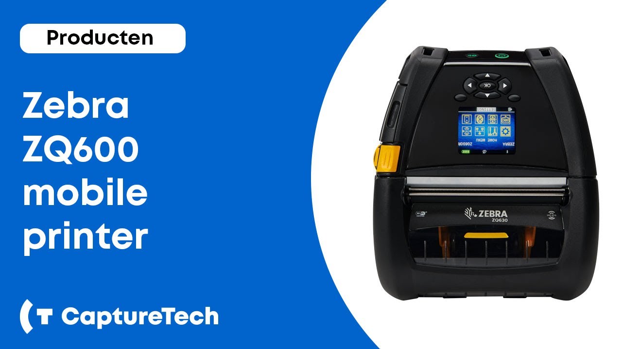 Zebra ZQ600 mobile printer - YouTube
