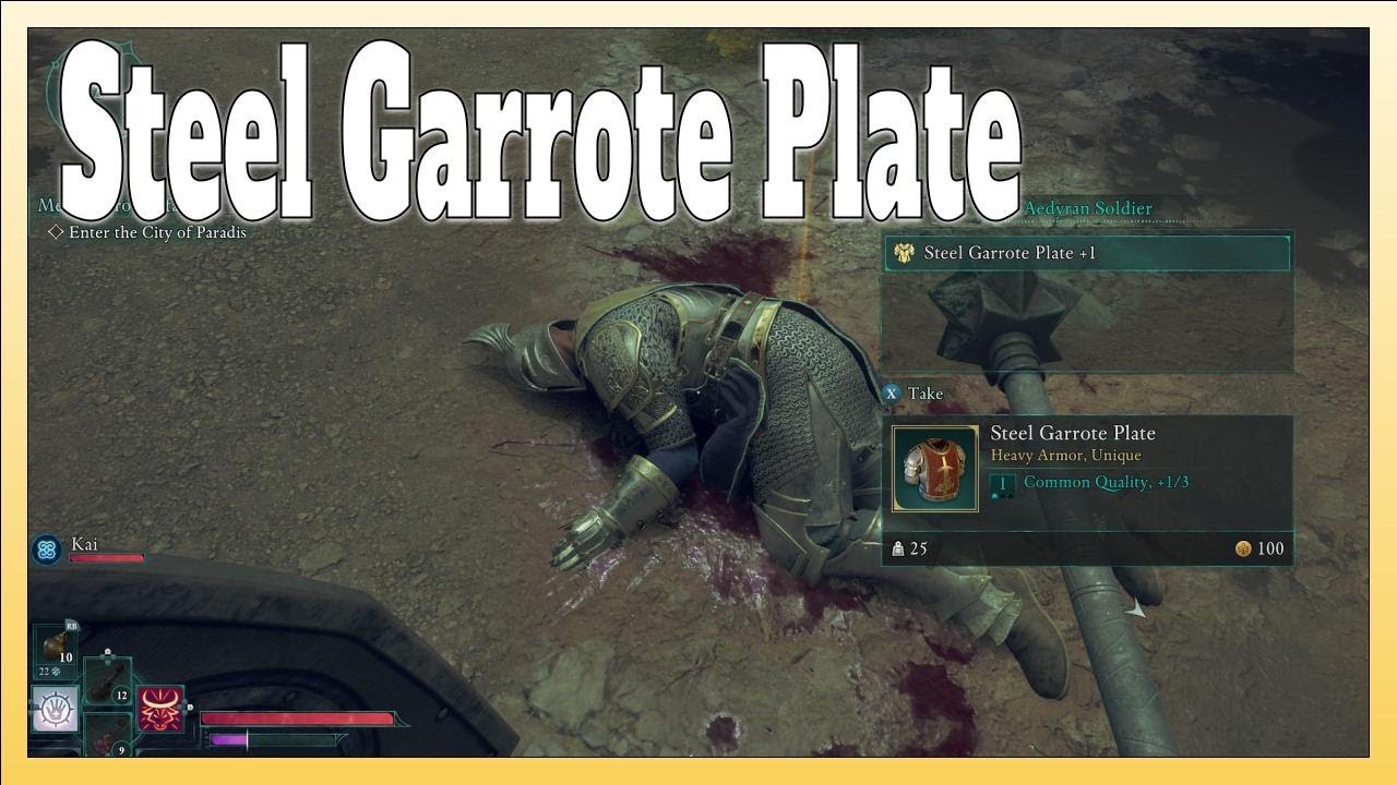 Avowed: Steel Garrote Plate - Heavy Armor Unique Location, Early Game ...