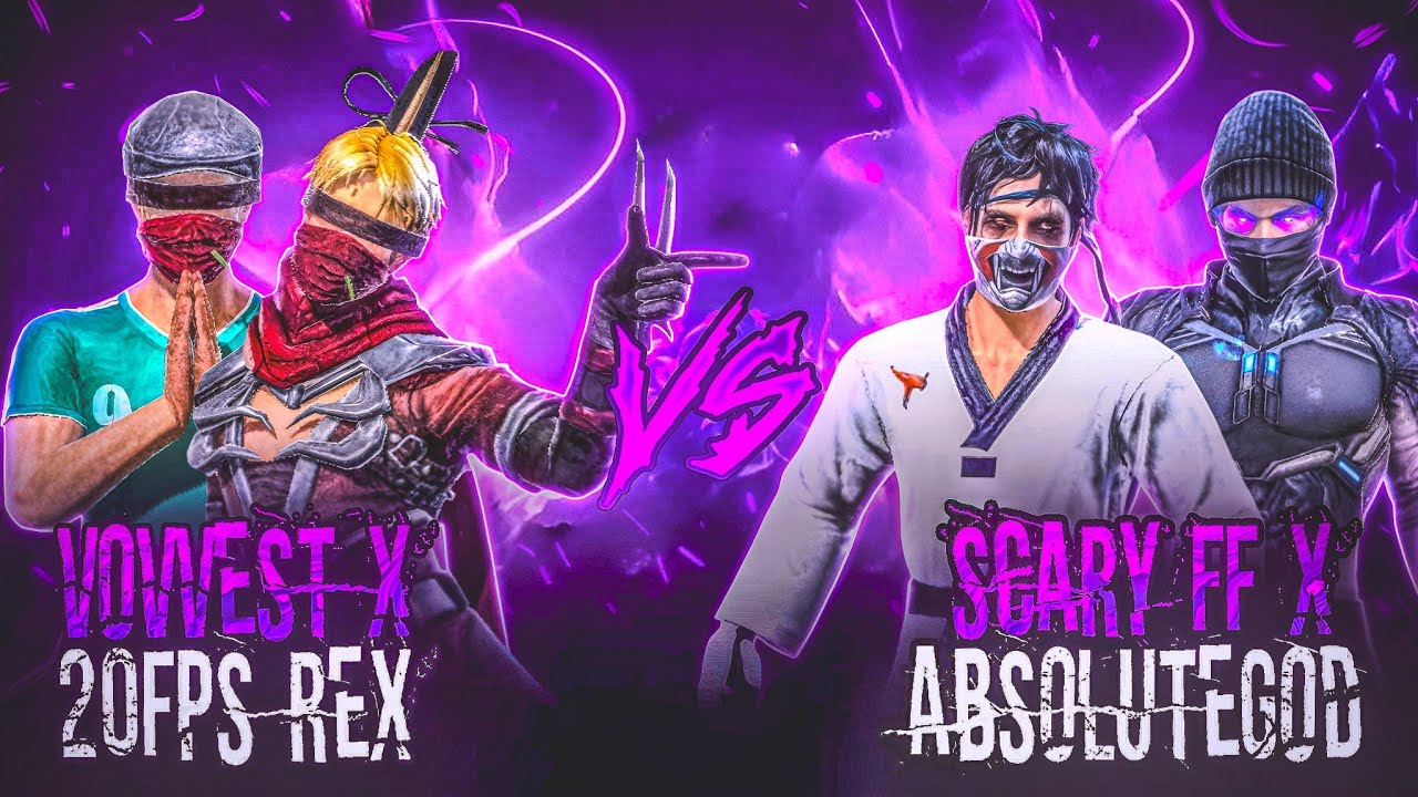 SCARY FF & @absolutegodff VS @bobbeyffxz @zpsix 🔥 l Friendly match 🤍🌍 ...