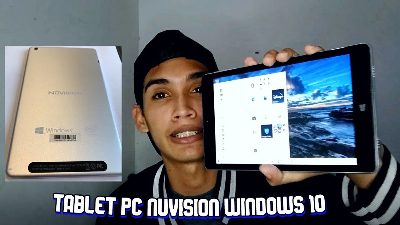 Tablet pc nuvision 2021 windows 10 de escritorio en Tablet - YouTube