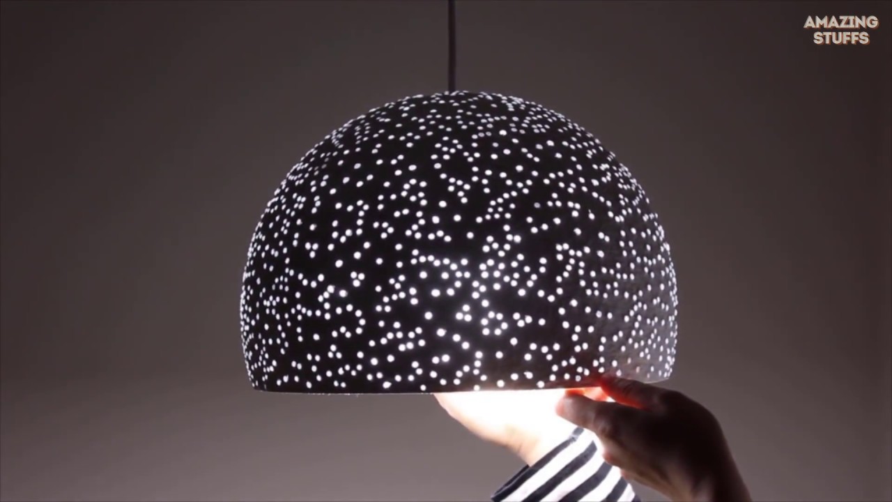Paper Mache Pendant Lights | Amazing Stuffs - YouTube