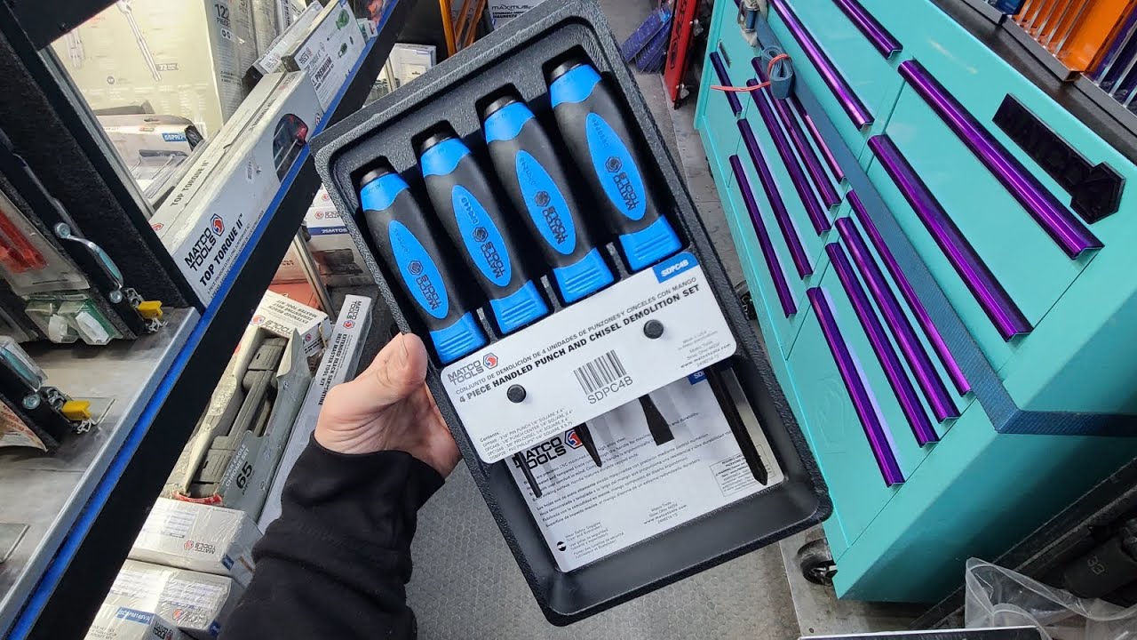 ALL NEW from MATCO TOOLS!! 4 Piece Demolition Punch & Chisel Set ...