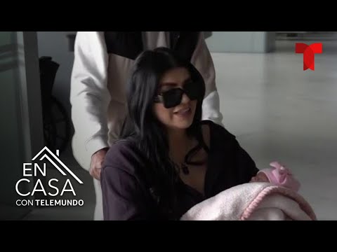 Mariana González y Vicente Fernández Jr. presentan a su bebé | En Casa Con Telemundo