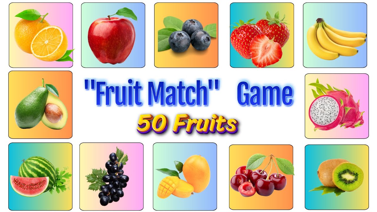 Learn Fruit Names for kids |Fun Fruit Learning for Toddlers | Fruit ...