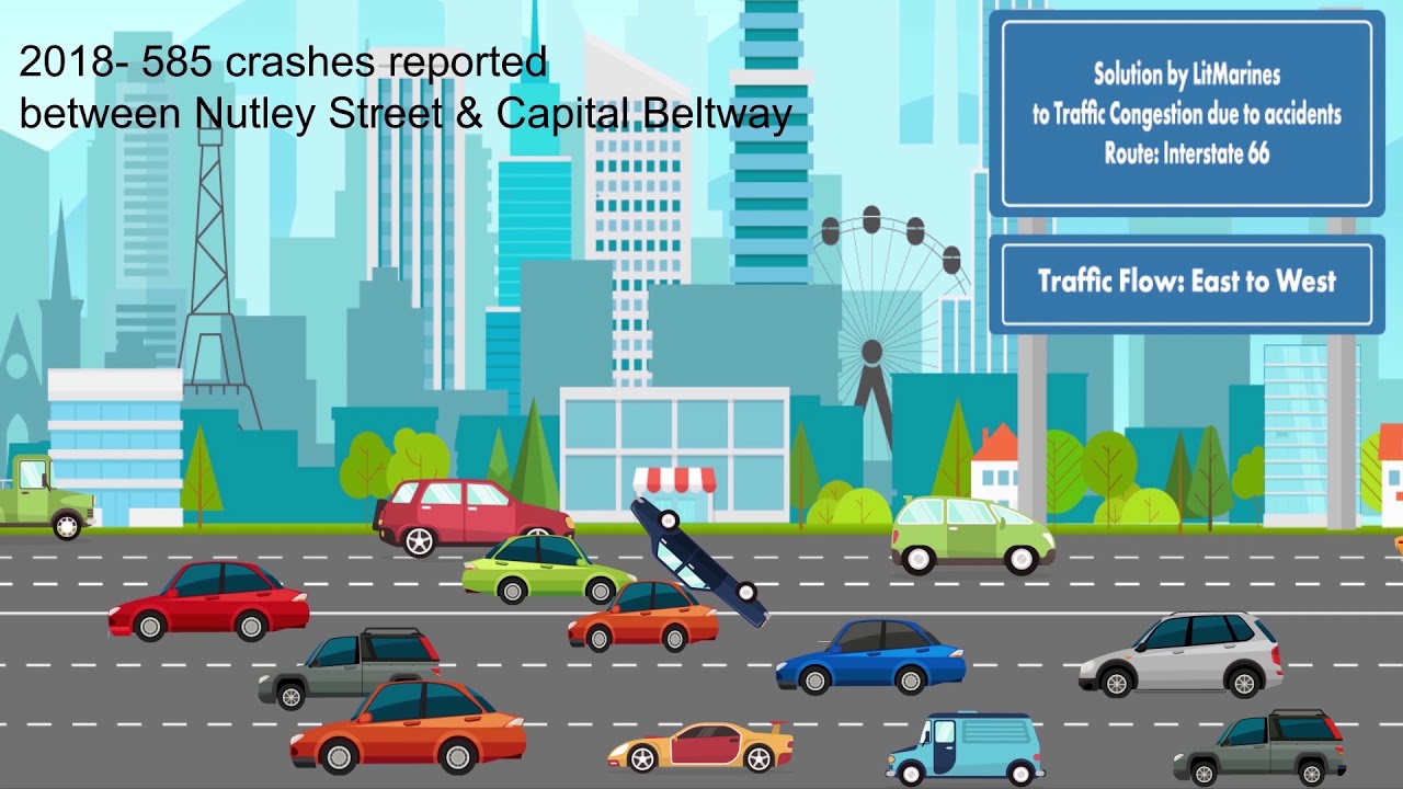 Car accident animation video - YouTube
