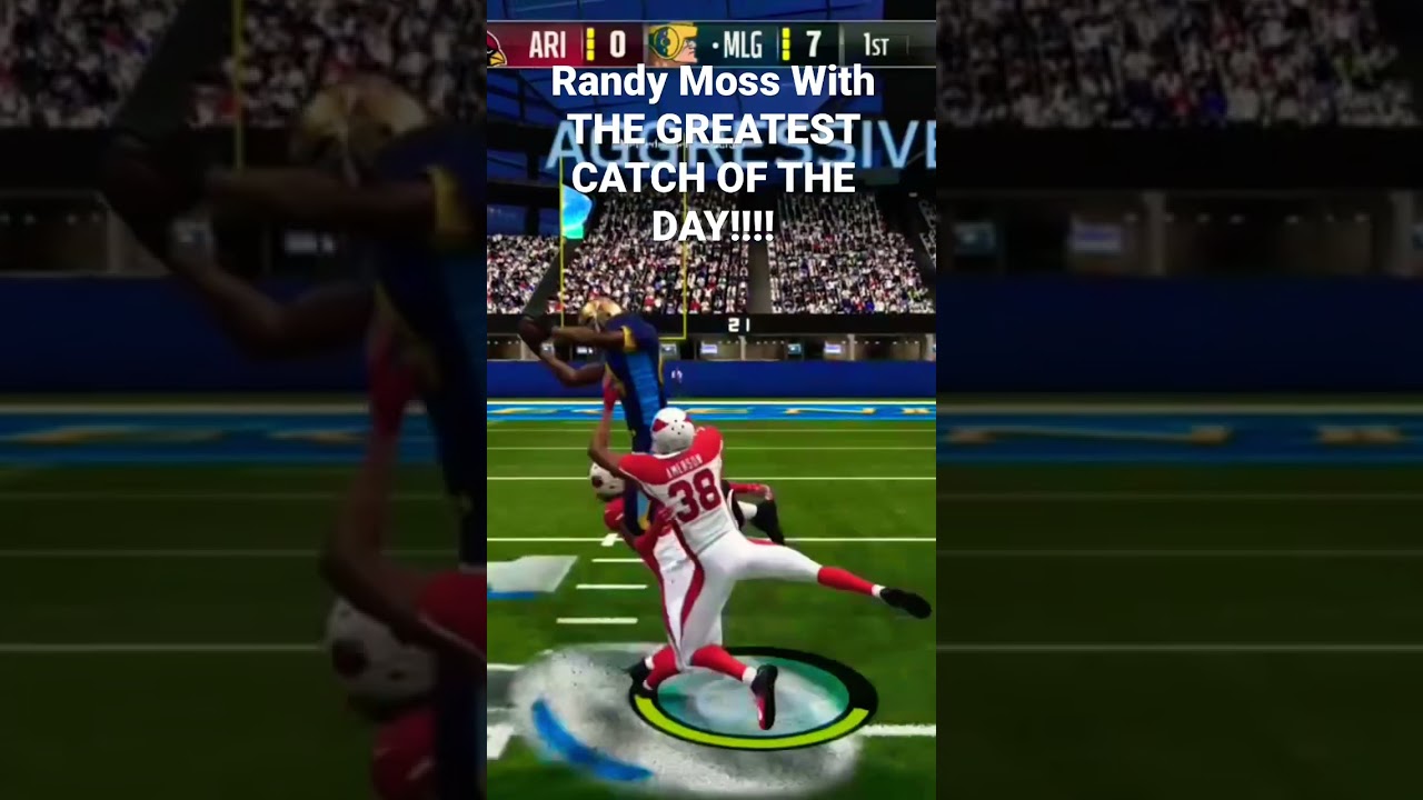 Randy Moss With THE GREATEST CATCH OF THE DAY!!!! - YouTube