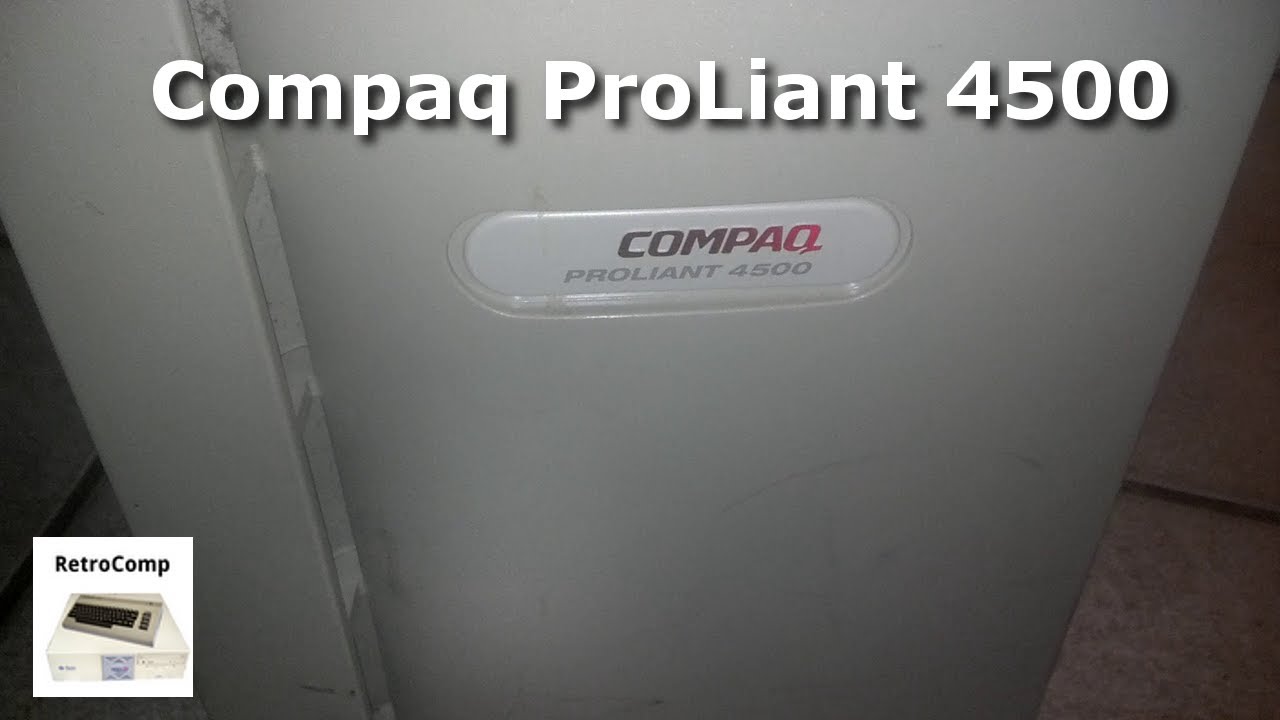 Compaq ProLiant 4500 - YouTube