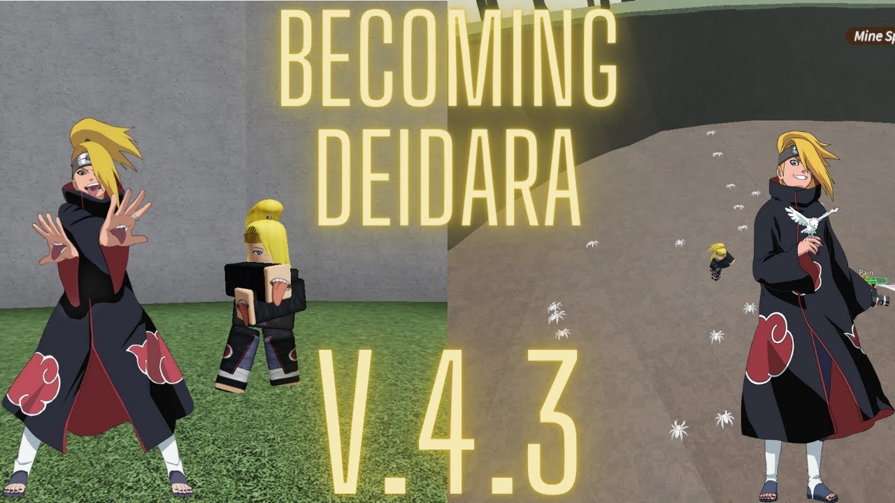 (Roblox) Ninja Tycoon Becoming Deidara! V.4.3 - YouTube
