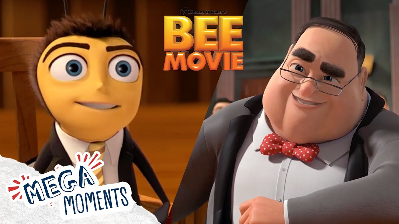 The Fight For Honey! 🍯 | Bee Movie | Clips | Movie Moments | Mega ...