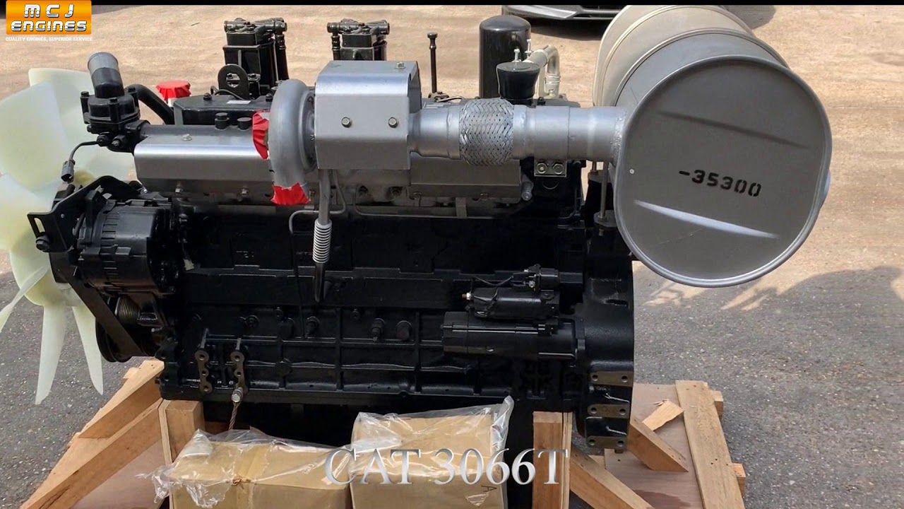 Cat 3066T engine for sale - YouTube