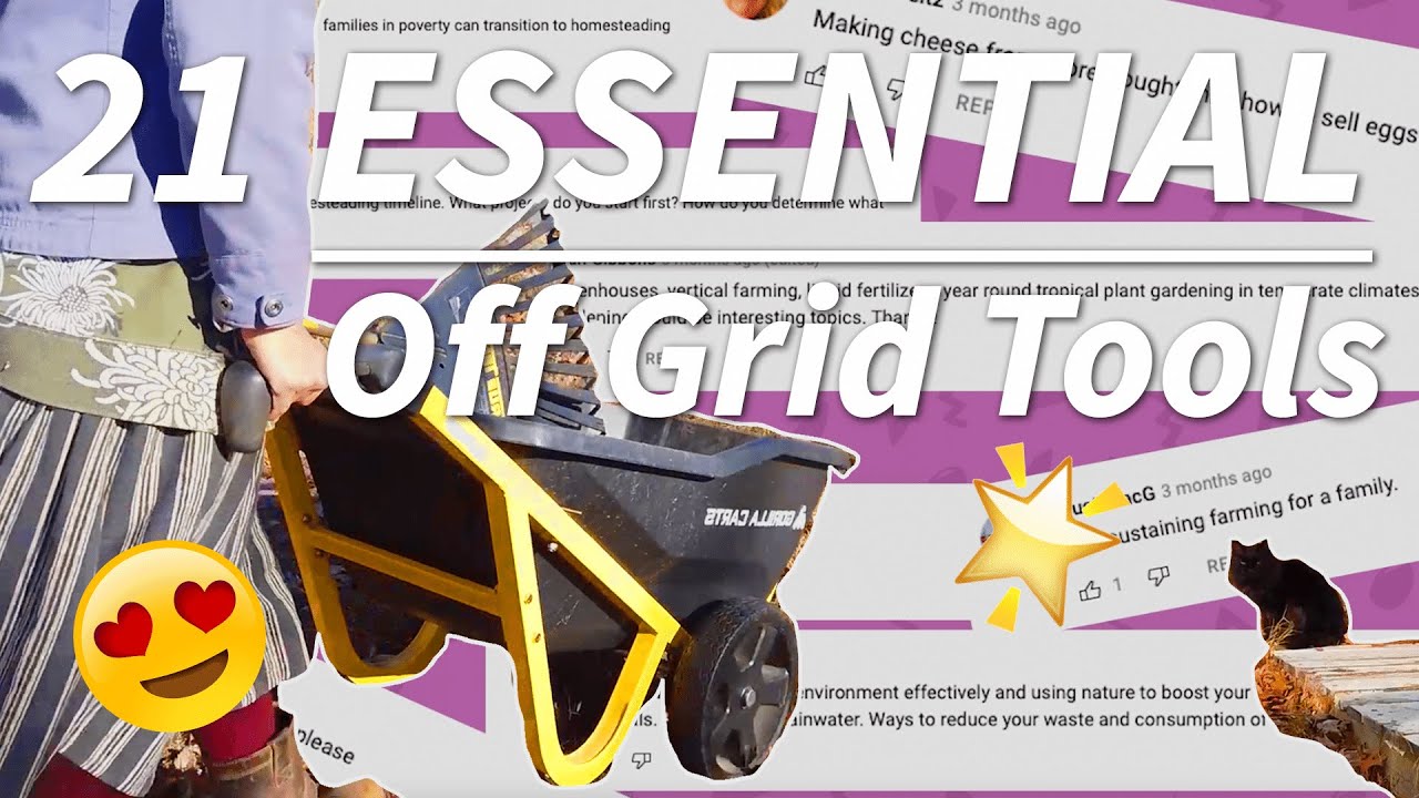 21 ESSENTIAL Off Grid Tools - YouTube