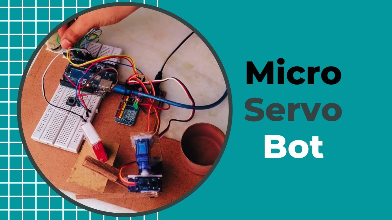 Micro Servo Bot Using I2C Servo Interface - YouTube