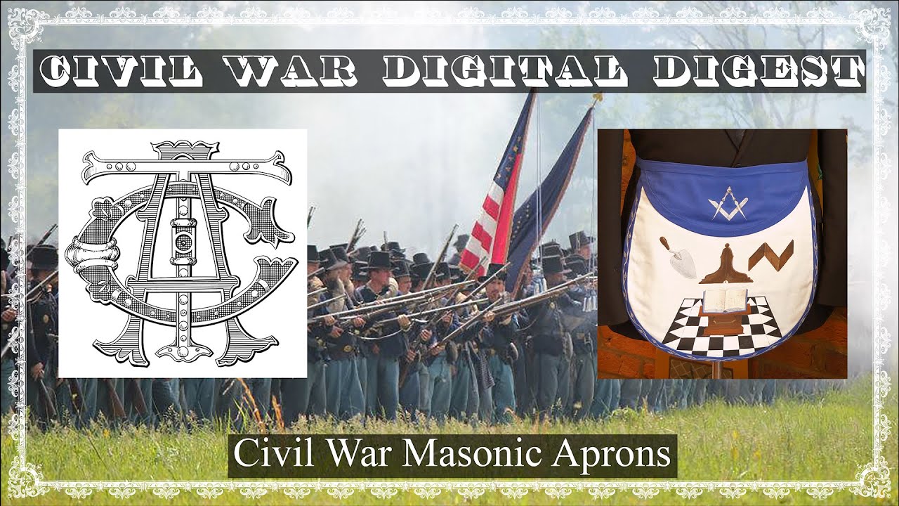 Civil War Masonic Aprons - YouTube