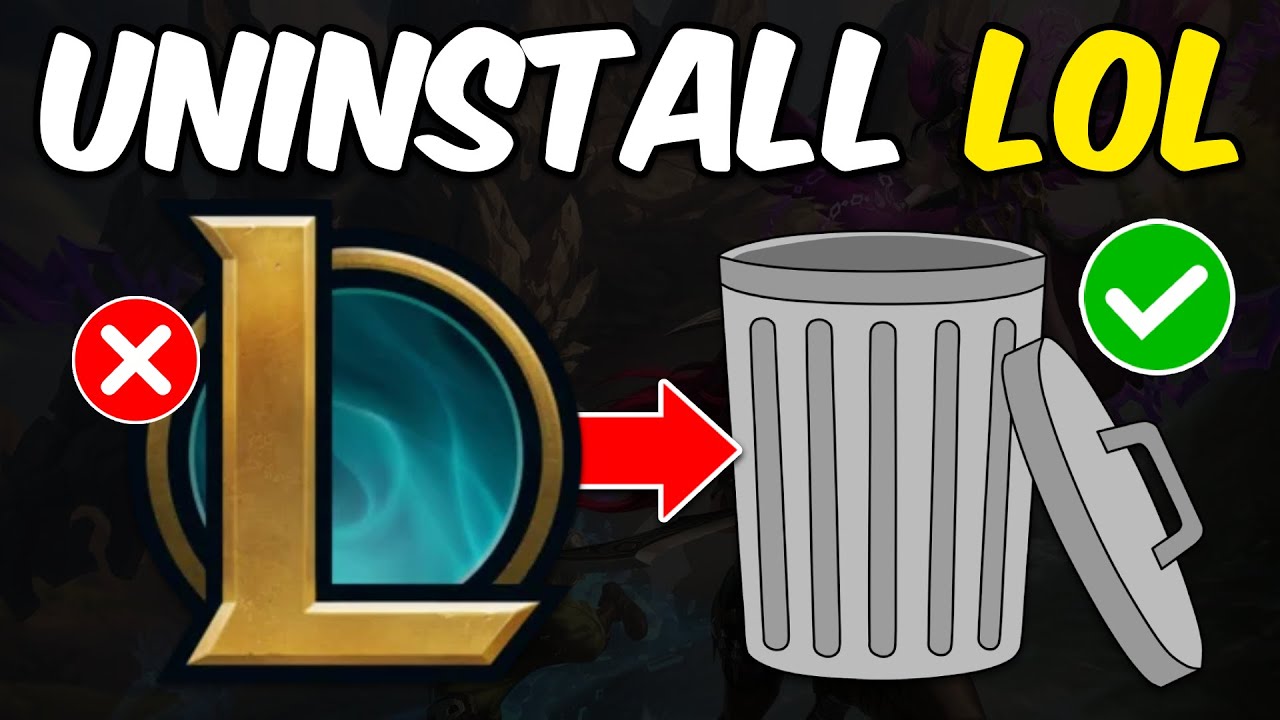 How To Uninstall League of Legends - Uninstall LoL Definitely - YouTube