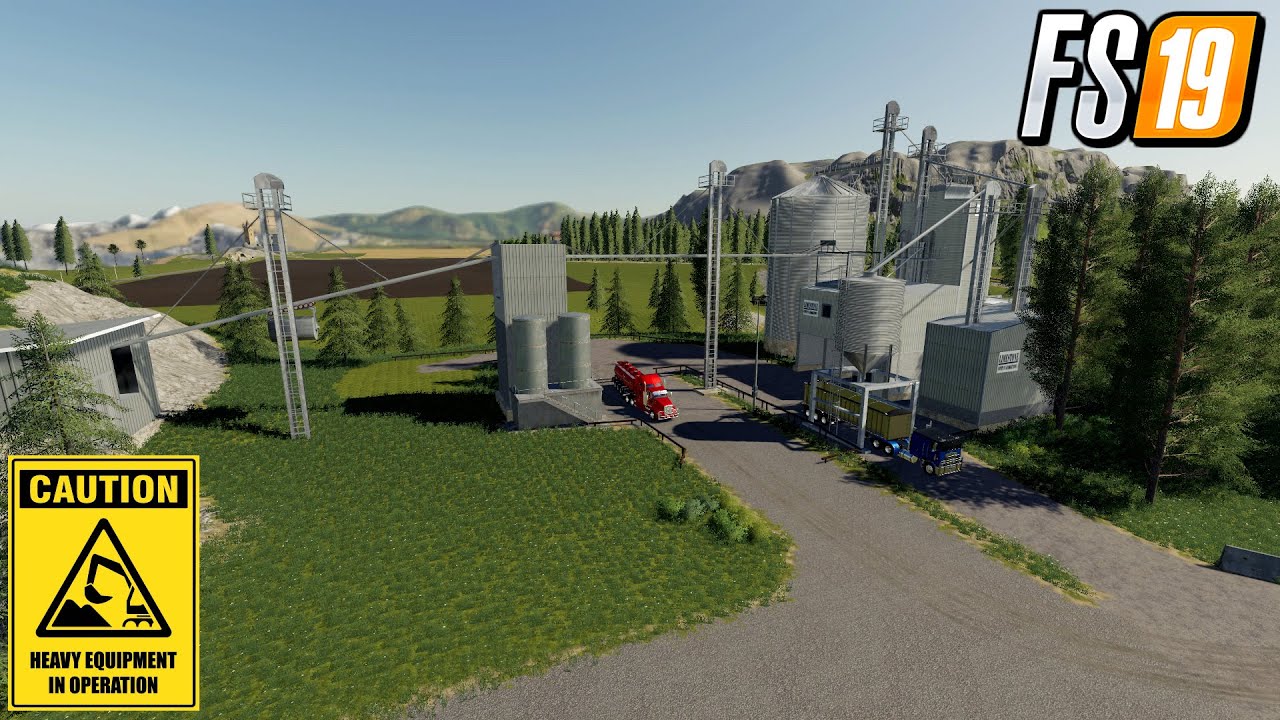 FS19 VALLEY CREST FARM MAP DAY #2 LIME AND CEMENT PRODUCTION FARMING ...