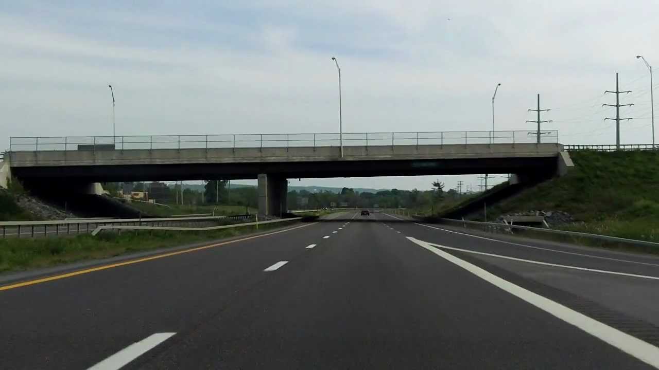 Interstate 81 (Exits 48 to 45) southbound - YouTube