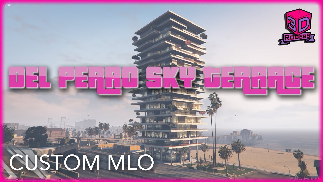 [GTA 5 MLO] Del Perro Sky Terrace Building (FiveM Mapping) - YouTube