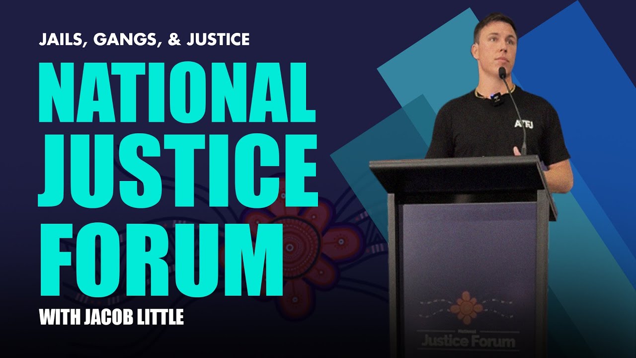 Jacob Little Speaks at Annual National Justice Forum - YouTube