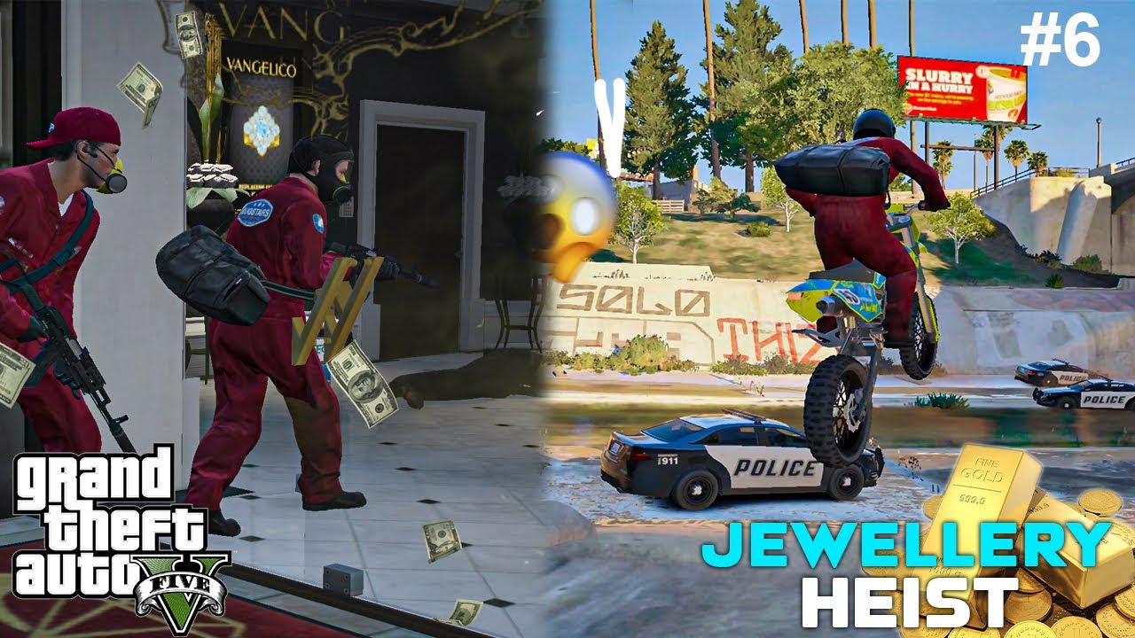 Jewellery Heist Big Robery In GTA 5 😳😱 - YouTube