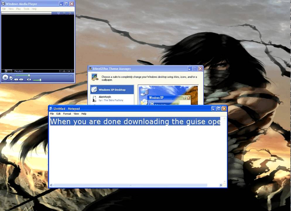 How to Get Awesome Alienware Themes For Windows XP - YouTube