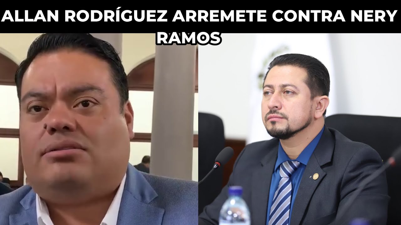 ALLAN RODRÍGUEZ AFIRMA QUE SE ROMPIO LA ALIANZA ENTRE DIPUTADOS DE ...