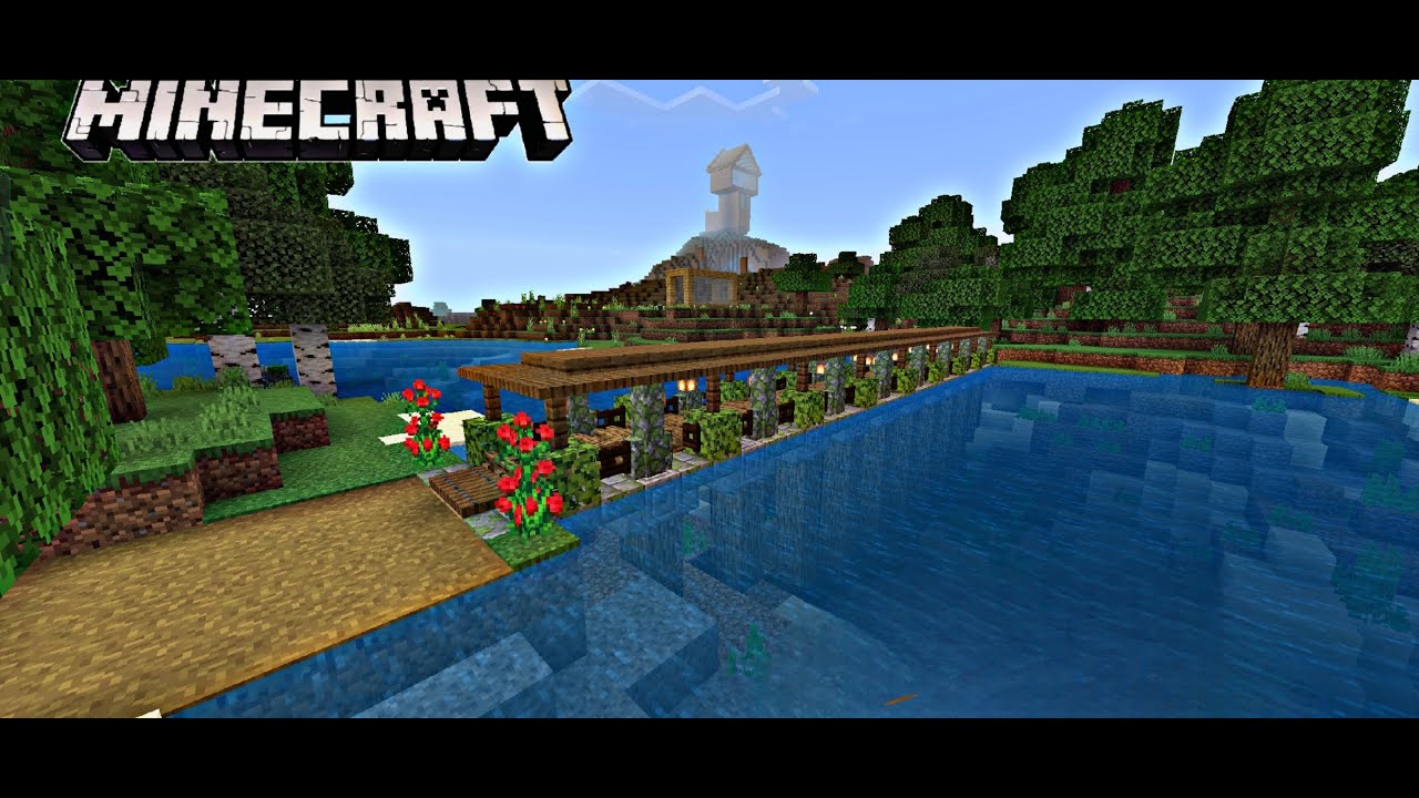 How to build a bridge in Minecraft - YouTube