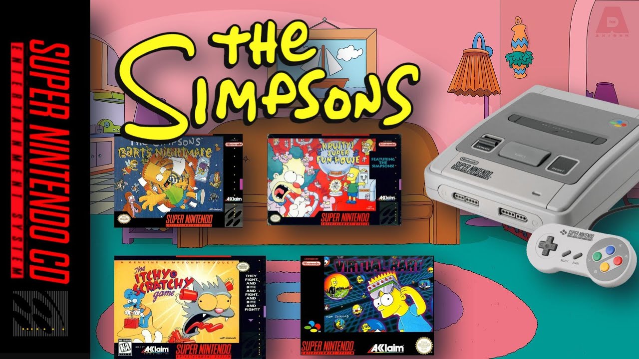 Todos Los Juegos de Los Simpsons Para SNES - YouTube