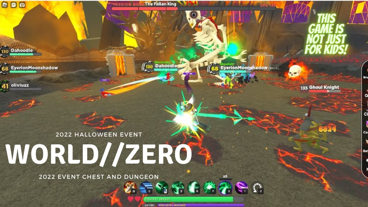 2022 World Zero Halloween Event - Chest, Quests, and Dungeon - YouTube
