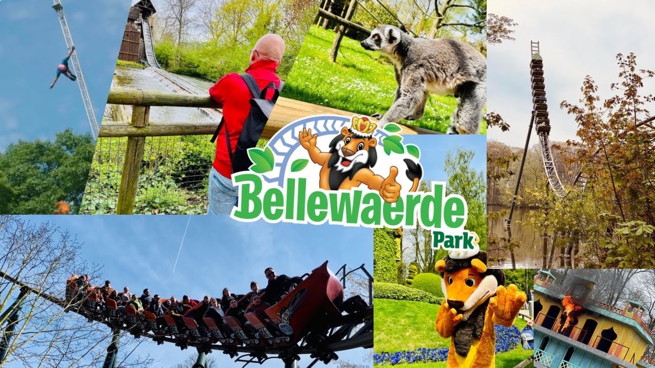 On a exploré Bellewaerde : Manèges, Tigres et Délires 😱🐘 | Vlog complet ...