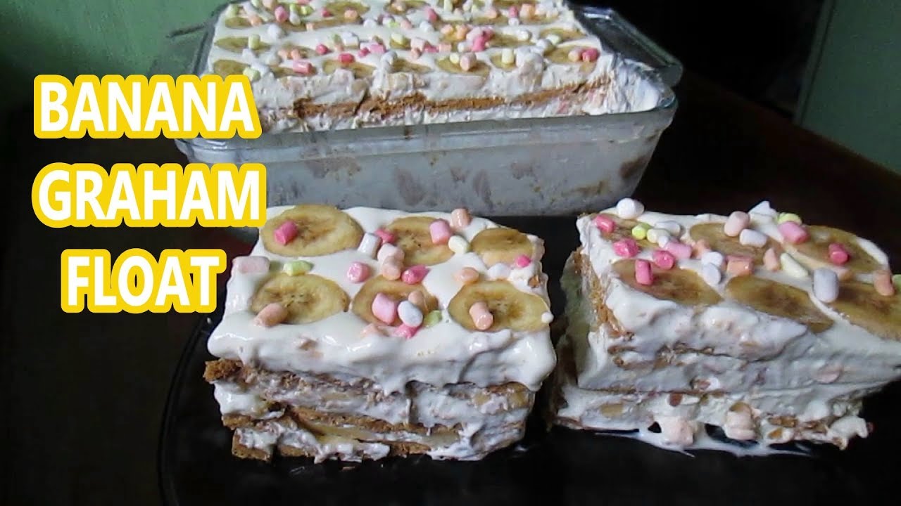Banana Graham Float | How to make Banana Graham Float | Banana Float ...