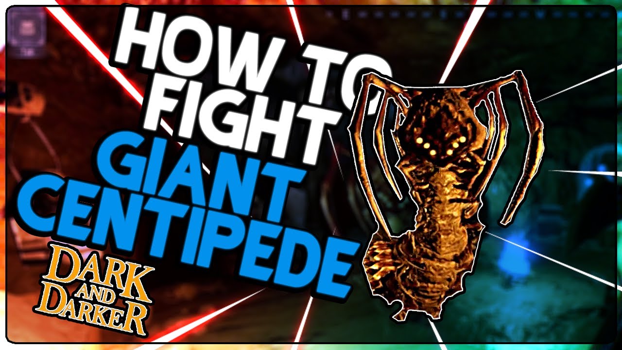 How To Fight The Giant Centipede | Dark and Darker - YouTube