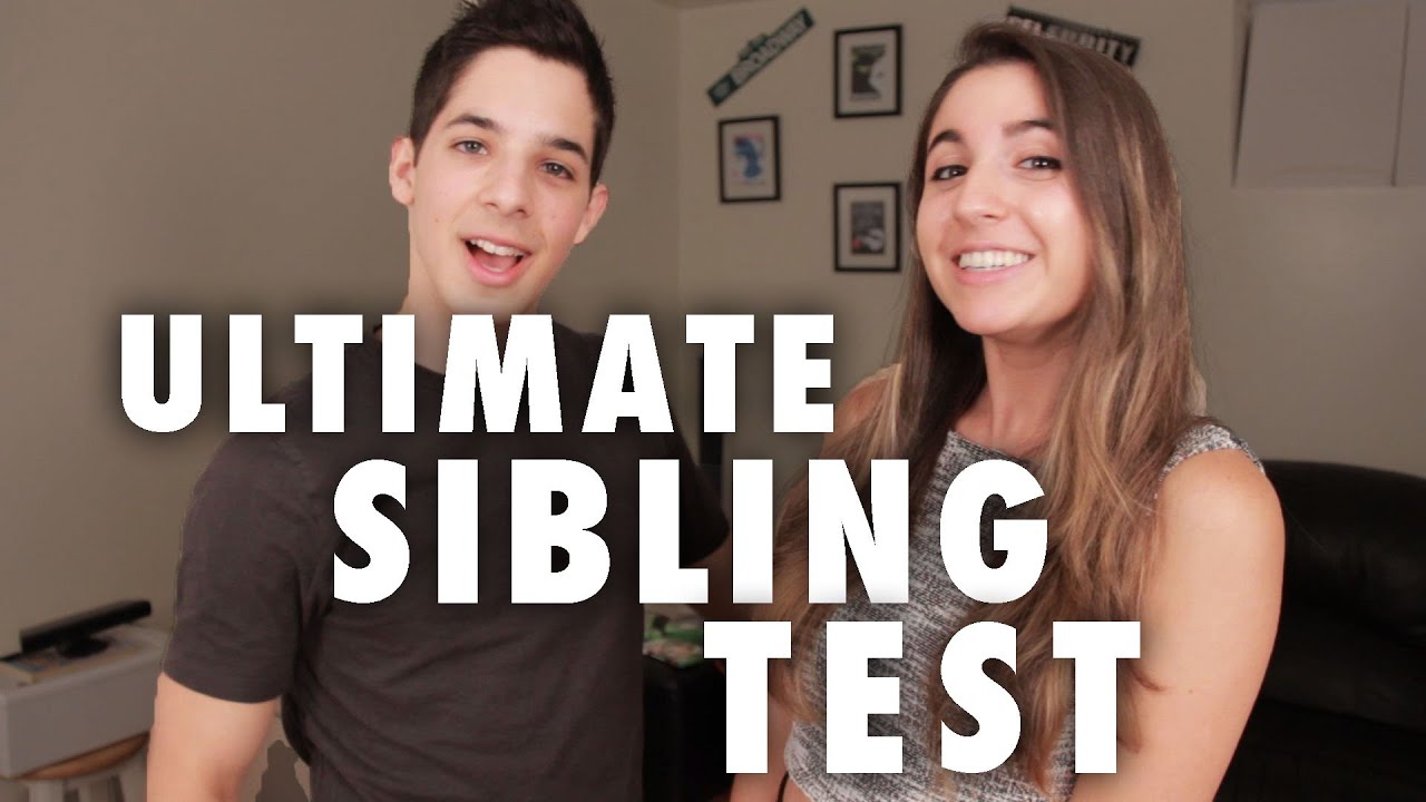 THE ULTIMATE SIBLING TEST - YouTube