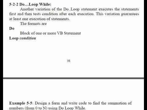 Visual Basic: Loops 3 - YouTube