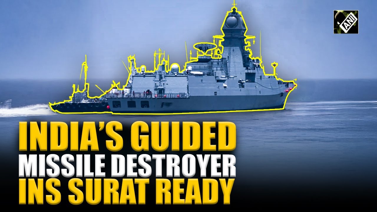 ‘Ready and loaded’: Indian Navy latest guided missile destroyer INS ...