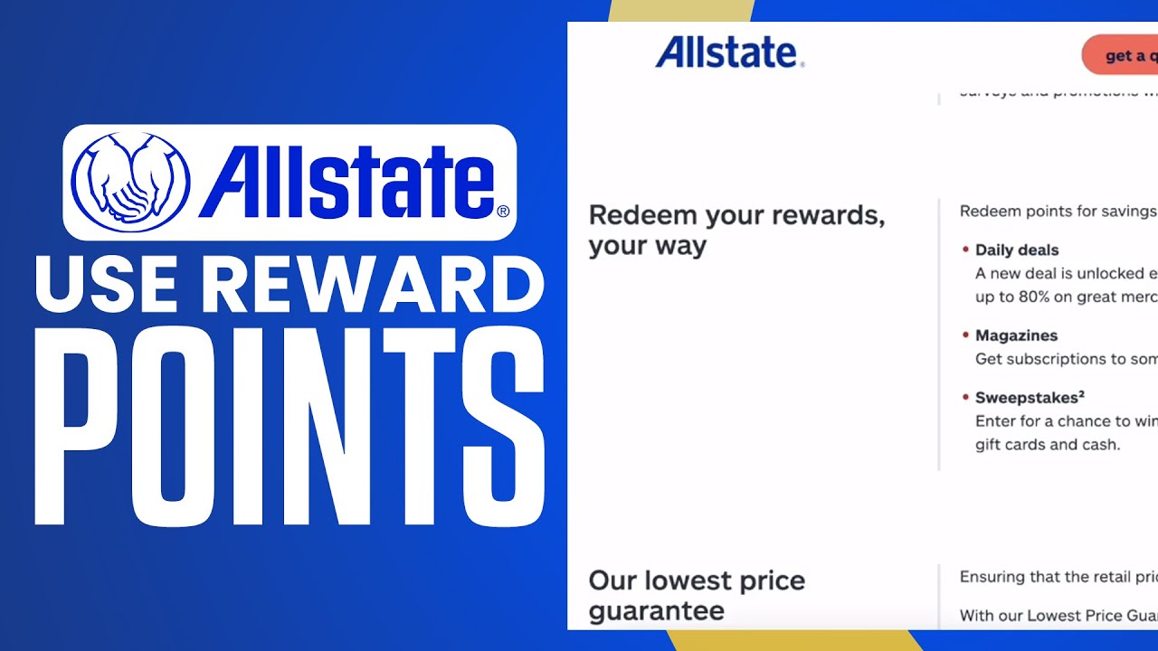 How To Use Allstate Reward Points (2025) Easy Tutorial - YouTube