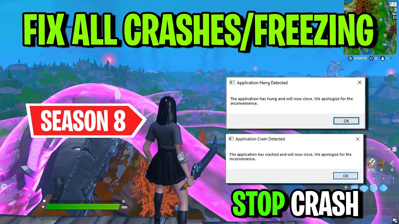 How To Fix CRASHING & FREEZING In Fortnite Chapter 2 Season 8 ...