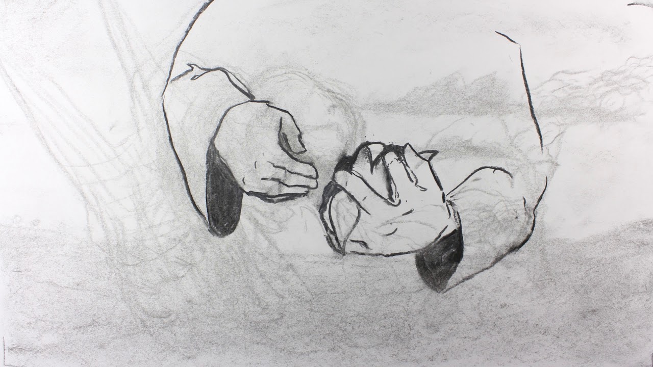 War is over - animation au fusain - YouTube